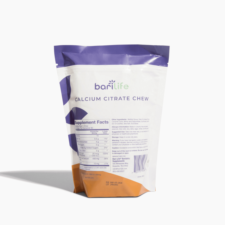 Bariatric Calcium Chews | BariLife